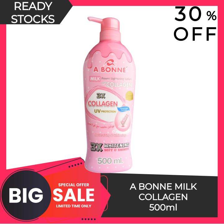 ORIGINAL A Bonne Milk Power Lightening Lotion Plus 3x Collagen UV ...