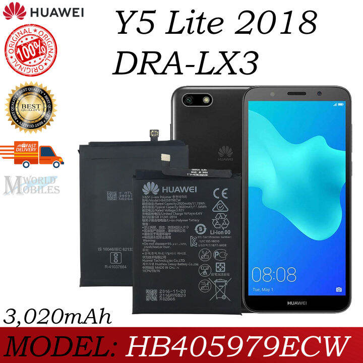 Huawei Y5 Lite 2018 DRA-LX3 Battery HB405979ECW (Original Equipment ...
