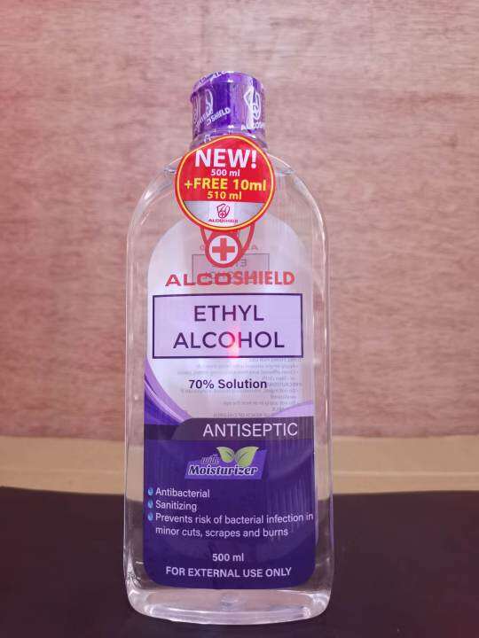 Alcoshield Ethyl Alcohol 500ml Fliptop | Lazada PH