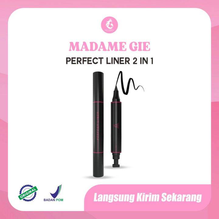 Madame Gie Perfect Liner-Eyeliner+Stamp-2in1 Stamp Eyeliner-3 gr | Lazada Indonesia
