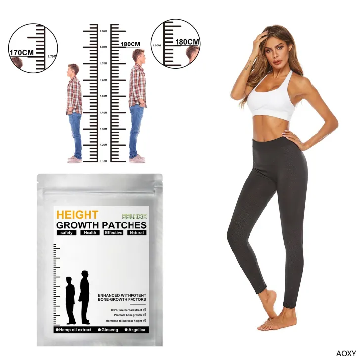 EELHOE 24Pcs Height Enhancer Patch Grow Taller Foot Patch Increase ...