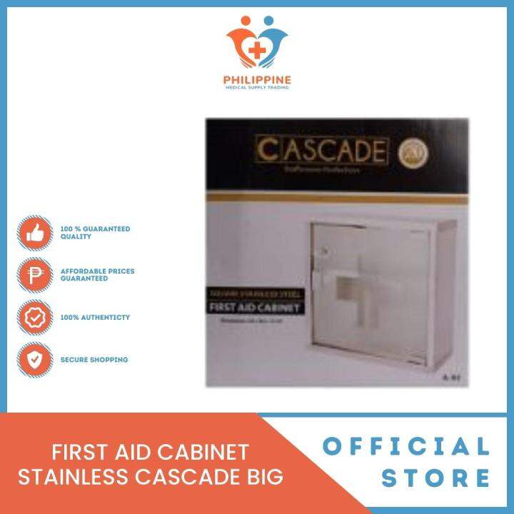 FIRST AID CABINET STAINLESS CASCADE BIG | Lazada PH