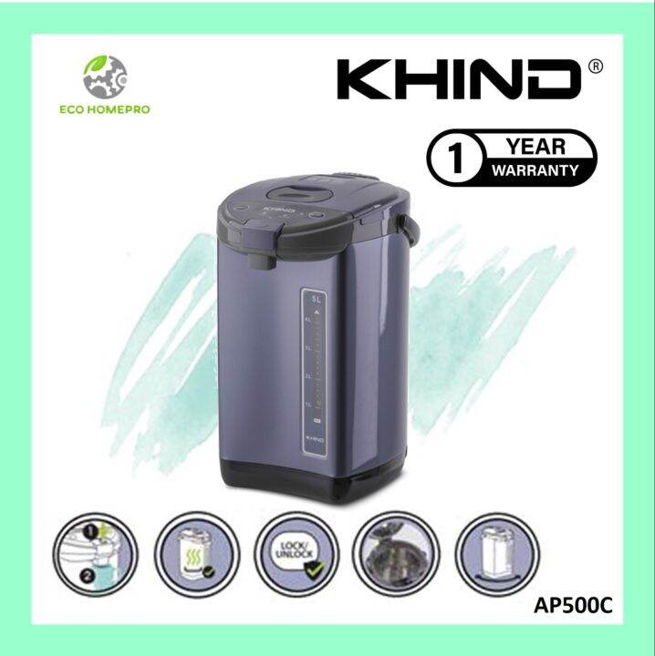 Khind 5L Thermo Pot AP500C | Lazada