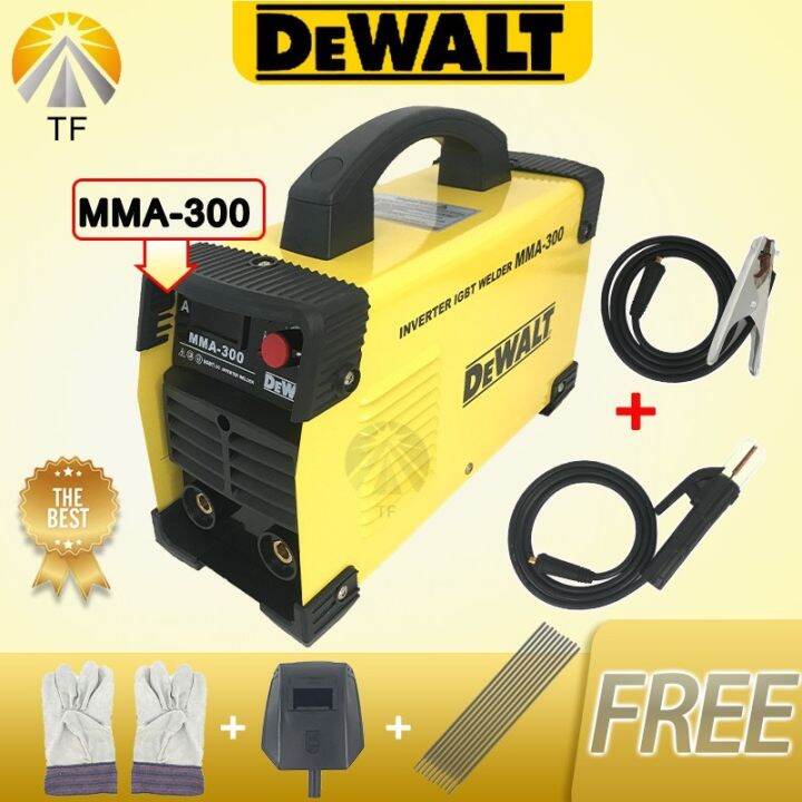 DEWALT inverter welding machine MMA-300A IGBT Inverter DC ARC Welding Machine | Lazada PH