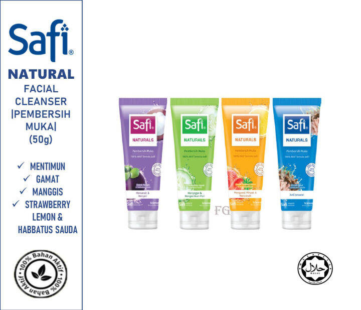 Safi Naturals Facial Cleanser 50gm | Lazada