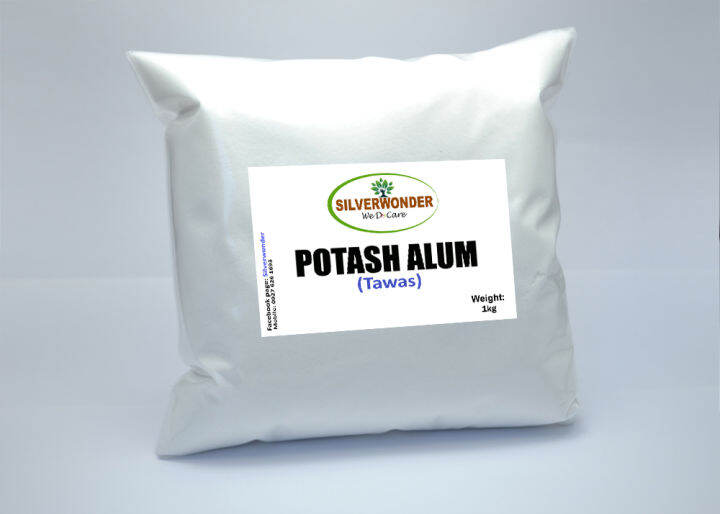 SILVERWONDER Pure Tawas Powder Potassium Aluminum Sulfate (1kg) | Lazada PH