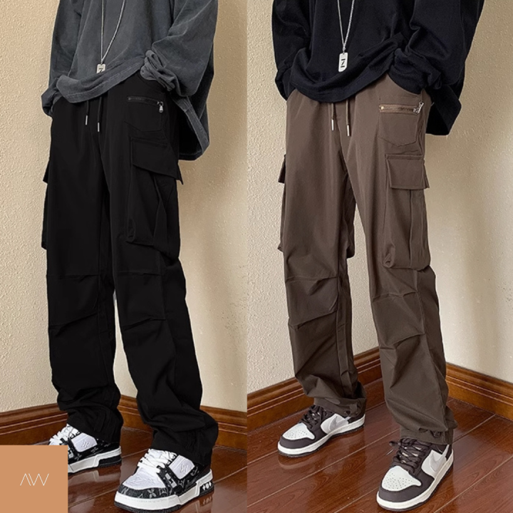 พร้อมส่ง🔥กางเกงคาร์โก้ cargo pants สไตล์เกาหลี เนื้อผ้าดี ใส่สบาย เอว ...