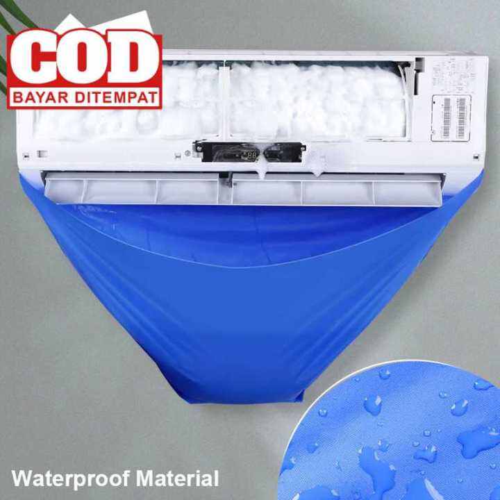 Plastik Cuci AC Air Conditioner Cleaning Cover Waterproof Polymide ...