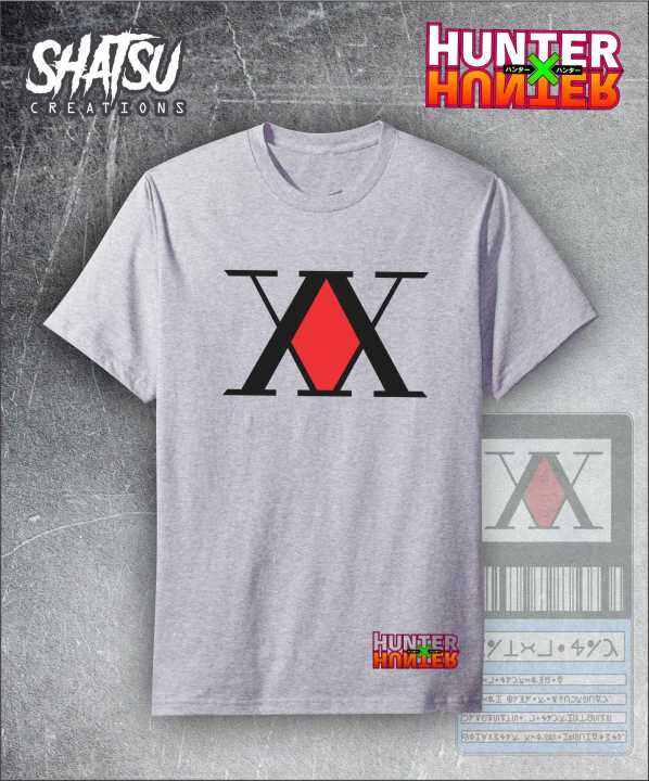 hunter x hunter, hunter logo, anime shirt, HXH | Lazada PH