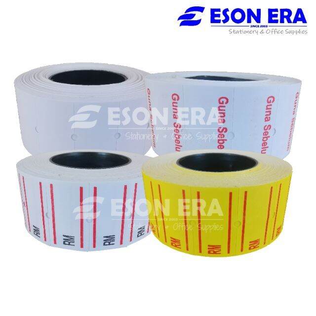 RM / Harga / Expired Date / Guna Sebelum Price Label Tag Sticker RM 1Y ...