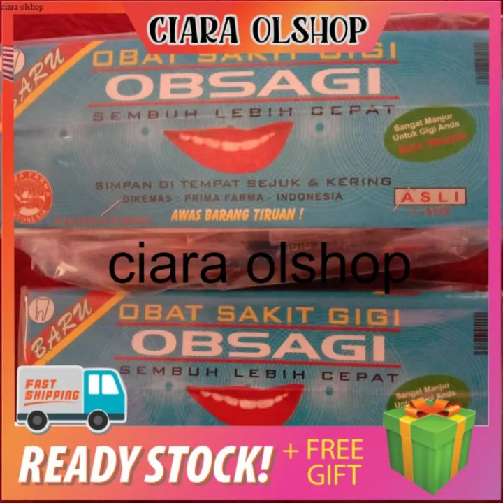 OBSAGI(OBAT SAKIT GIGI) SATU RENCENG ISI 20 SASET | Lazada Indonesia