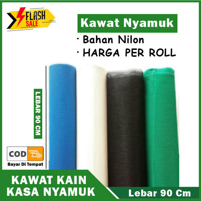 Kain Kasa Penyaring Nyamuk Saringan Jaring Kawat Nyilon Nilon Ventilasi ...