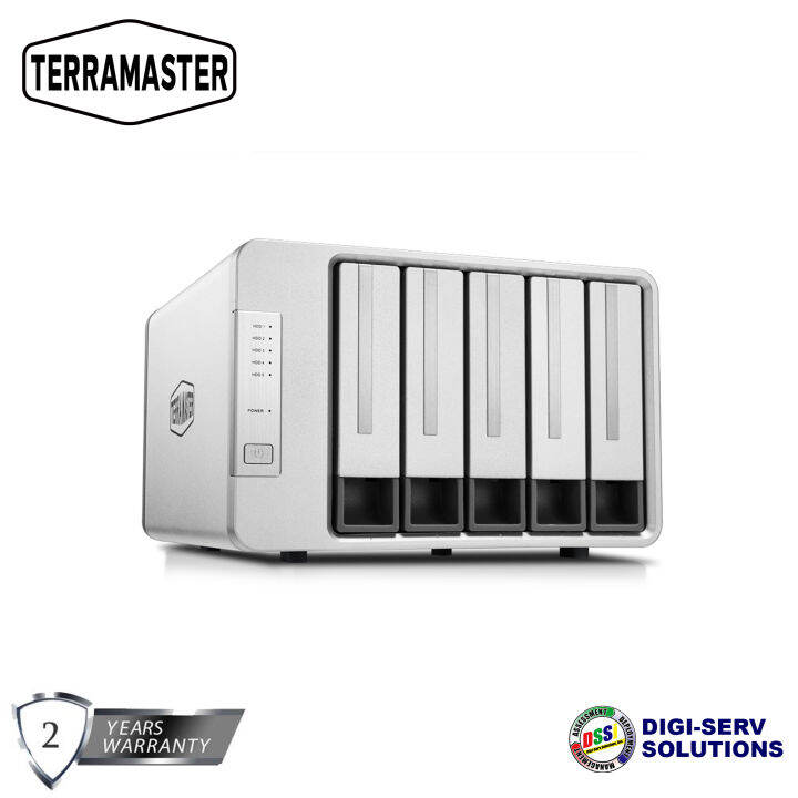 TerraMaster D5-300C 5-Bay USB 3.1 Gen 1 Type-C RAID Enclosure, 80TB Max ...