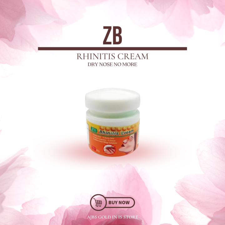 RHINITIS CREAM 20g for Itchy Nose, Runny Nose, Nasal Congestion, Sneeze ...