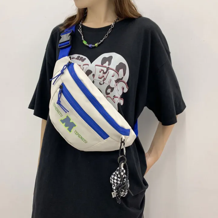 Cjoy กระเป๋าคาดอก เก๋จอยกระเป๋าผู้ชายสไตล์เกาหลีฤดูร้อนใหม่หน้าอก ...