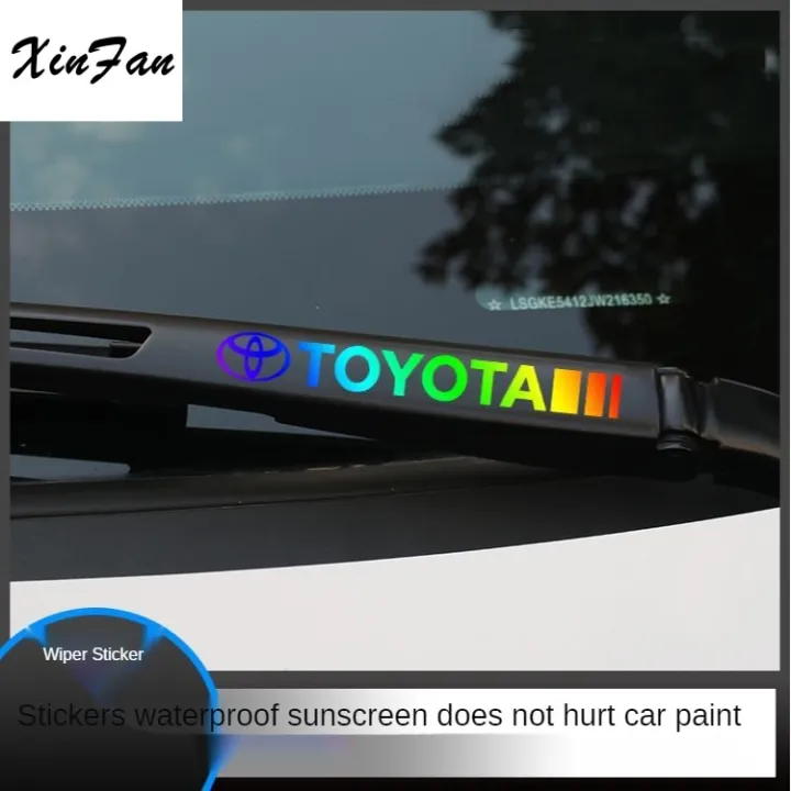 XINFAN Toyota Wipers Sticker Suitable forRUSH WIGO INNOVA Calya/Dyna ...