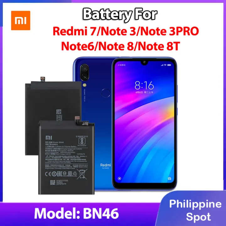 Xiaomi Redmi 7 Battery Model BN46 Fit for Note3/Note 3PRO /Note 6 / Note 8 / Note 8T Original ...