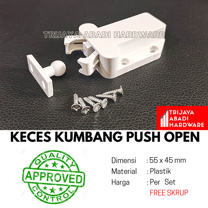 Keces Kumbang Push Open Tip On Magnet Pintu Kabinet | Lazada Indonesia