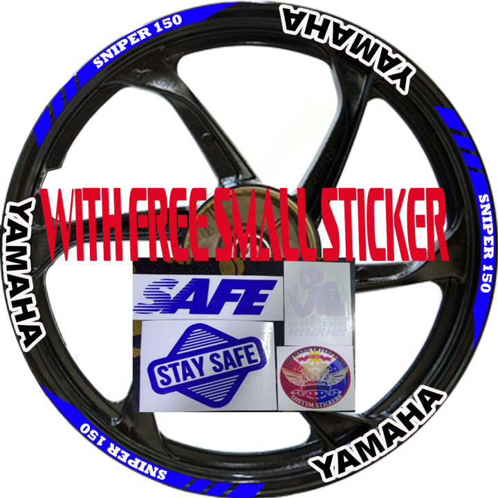 yamaha sniper 150 mags decal sticker good for 2 mags with free ramdom ...