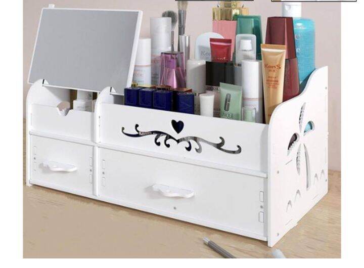 Ultralite Multi-layered plastic Jewelry+Cosmetics+Makeup organizer,w ...