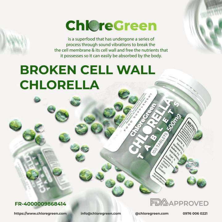 Chlore Green-Chlorella Tablets | Lazada PH