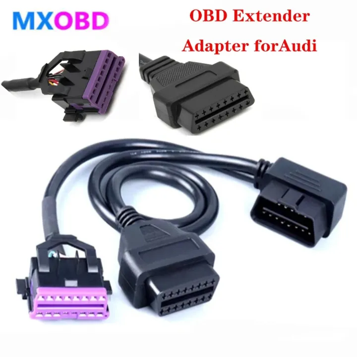 OBD2 Female Cable with 16Pin for Audi/VW VAG Cars Universal Auto ...