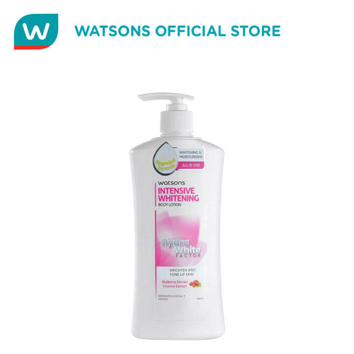 WATSONS Intensive Whitening Body Lotion 500ml | Lazada PH