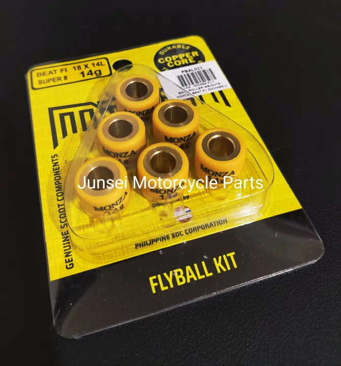 Monza Flyball Teflon Coated for Beat Fi / Zoomer-X Gen1 & Gen2 / GY6 ...