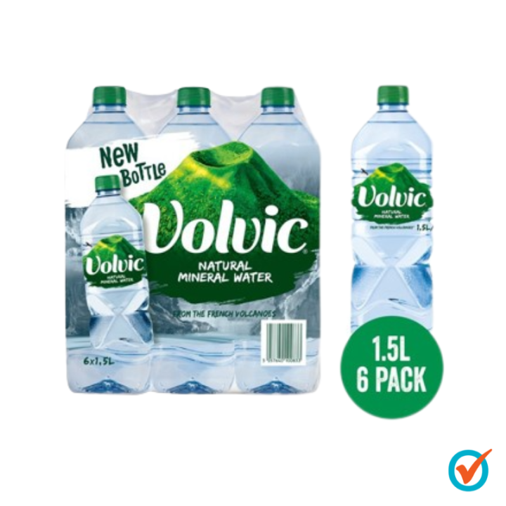 Volvic Natural Mineral Water Multipack 6 x 1.5L | Lazada