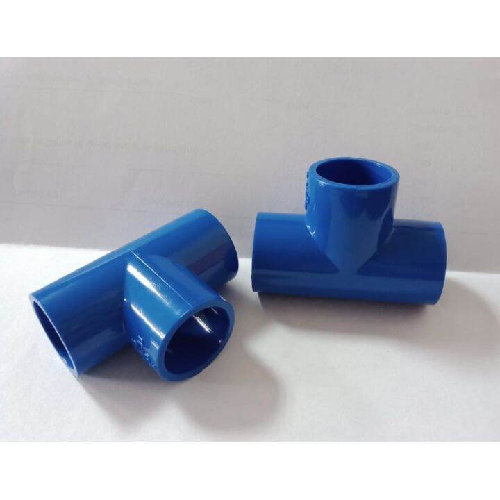 PVC blue fittings tee 1/2" 3/4" 1" 1 1/4" 1 1/2" 2" | Lazada PH