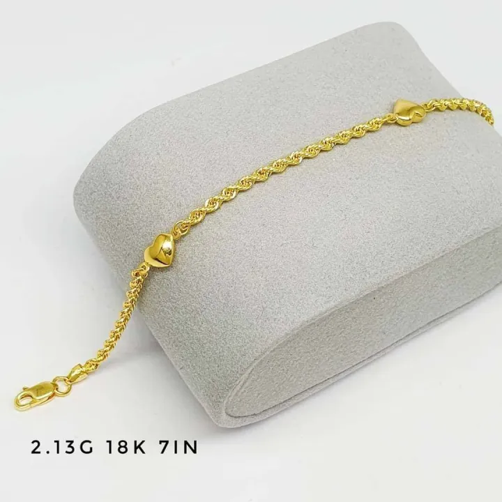 18k Pawnable Saudi Gold Bracelet | Lazada PH