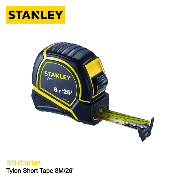 STANLEY TYLON STHT36195 Measuring Short Tape / Tape Measure _ 8 METERS ...