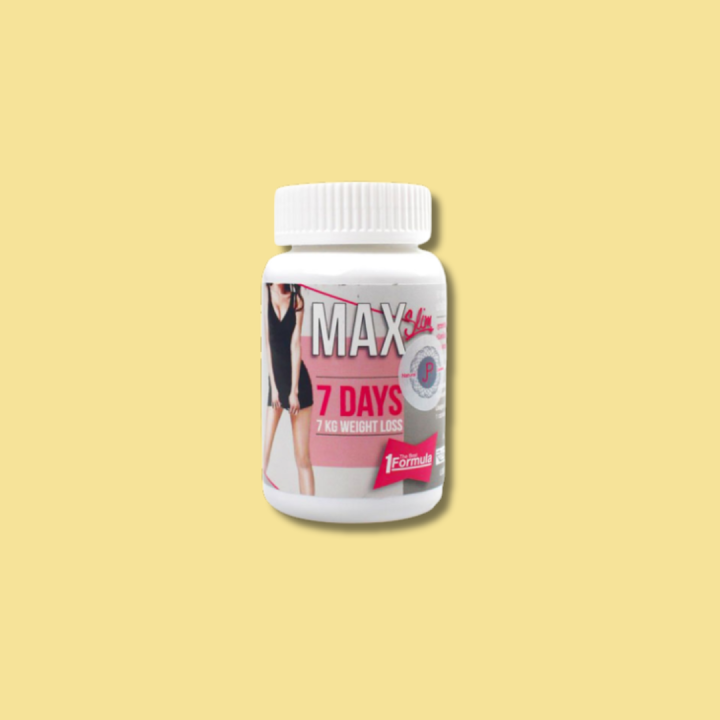 Max Slimming 7 Days Weight Loss Supplements Fat Burn Formula 30 Pills ...