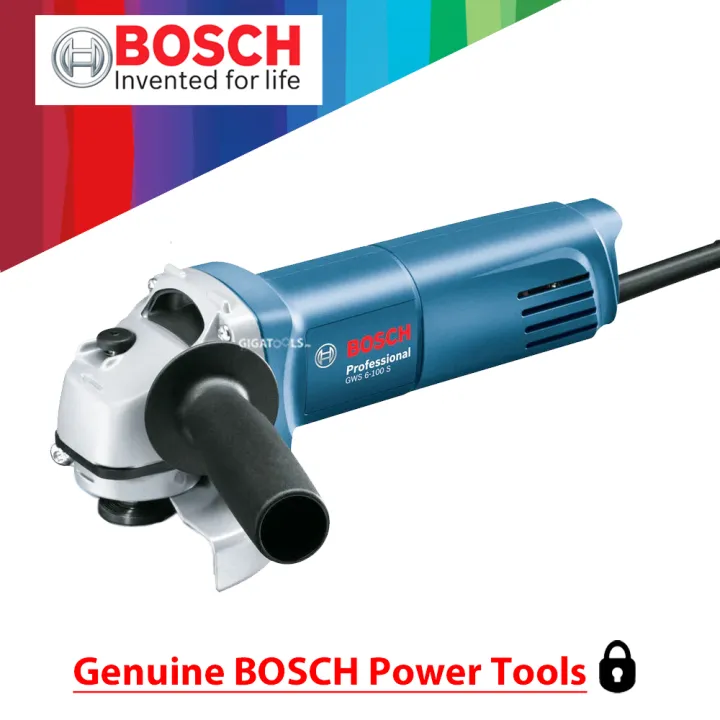 New Bosch GWS 6-100 S Professional 4-inch Toggle switch Angle Grinder ...