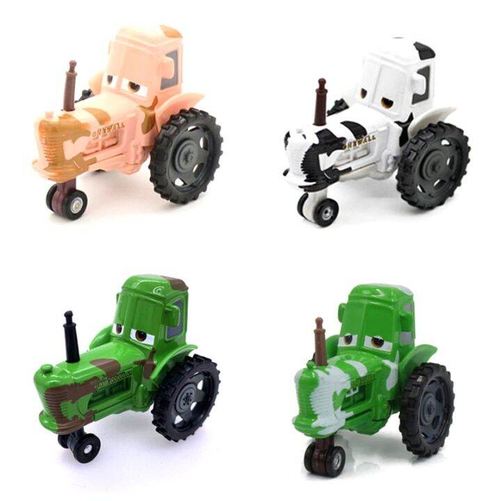 1:55 Original Disney Pixar Cars 2 3 lightning mcqueen Cow Tractor ...