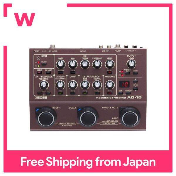 BOSS AD-10 Acoustic Preamp Boss acoustic preamp | Lazada PH