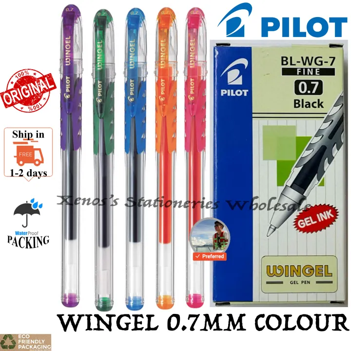 PILOT WINGEL PEN 0.7MM COLOUR / PILOT WINGEL COLOUR PEN 0.7MM (READY ...