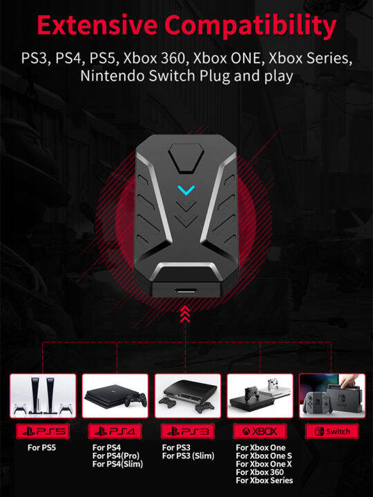 Gaming Keyboard And Mouse Combo RGB Backlit One-Handed Keypad Mice With ...