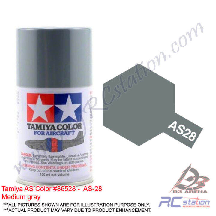 Tamiya AS Color #86528 - AS-28 Medium gray [86528] | Lazada