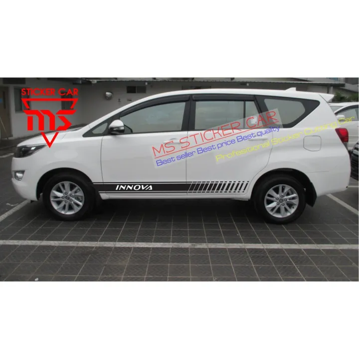 stiker innova sticker mobil toyota innova stripe list body samping ...