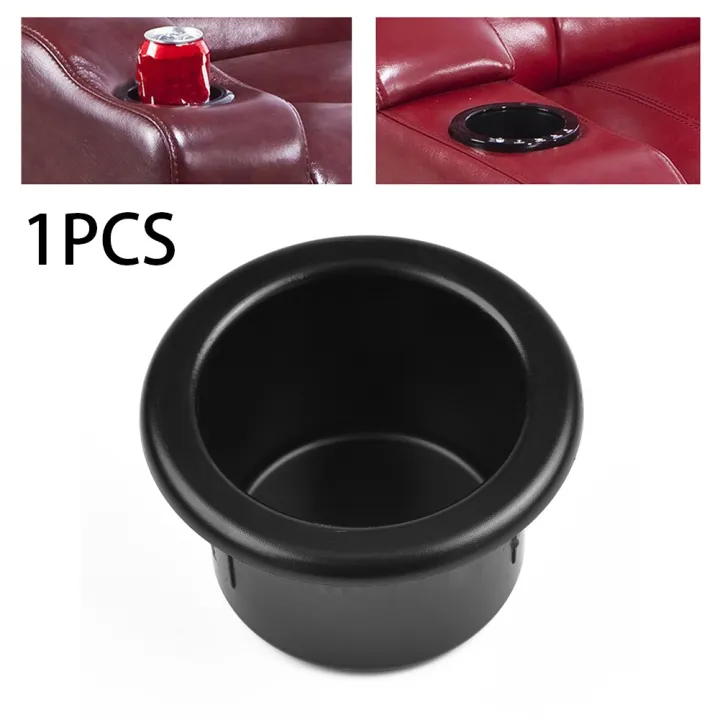 Plastic Black Water Drink Interior Cup Holder Recessed For Auto RV Car ...