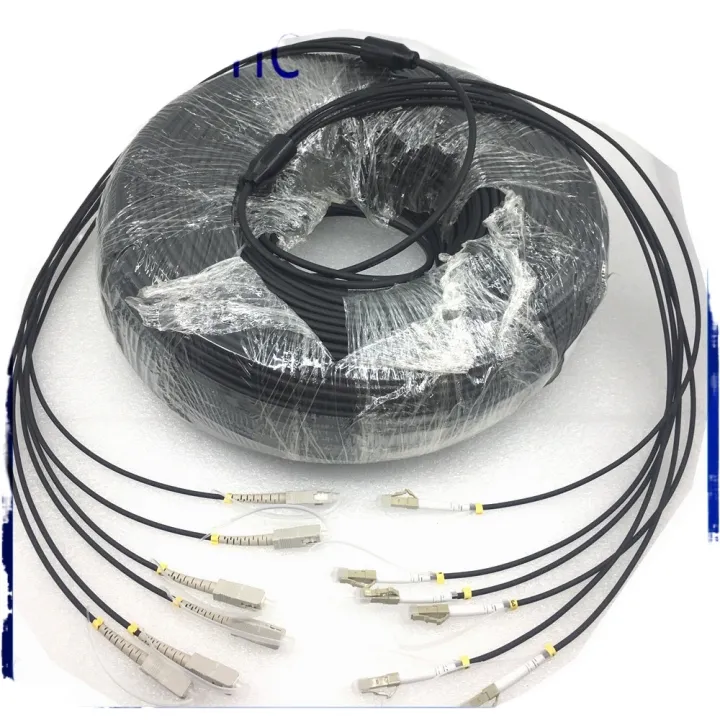 【Ready Stock】 6 core 15M Multimode Armored Patch Cord 6core MM 62.5/125 ...