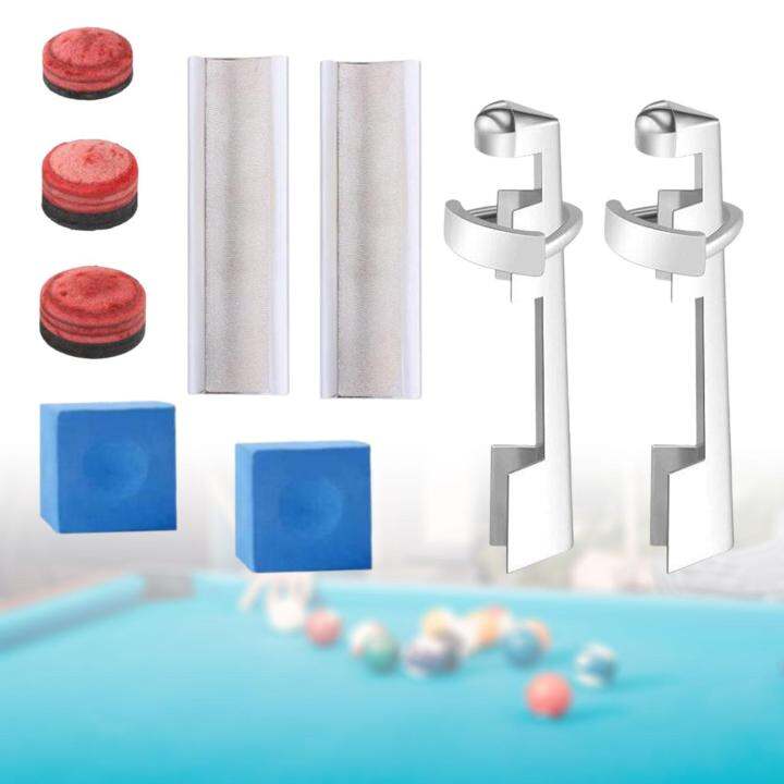 Aituan 9x Pool Cue Tip Repair Kit Snooker Snooker Pool Supplies ...
