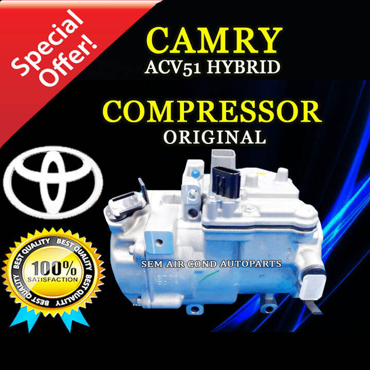 TOYOTA CAMRY ACV51 HYBRID ORIGINAL COMPRESSOR/ KOMPRESSOR (CAR AIRCOND ...