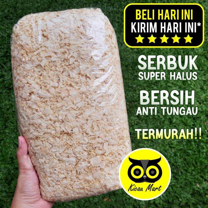SERBUK KAYU HAMSTER SUGAR GLIDER HALUS SERBUK KAYU ALAS KANDANG BURUNG ...