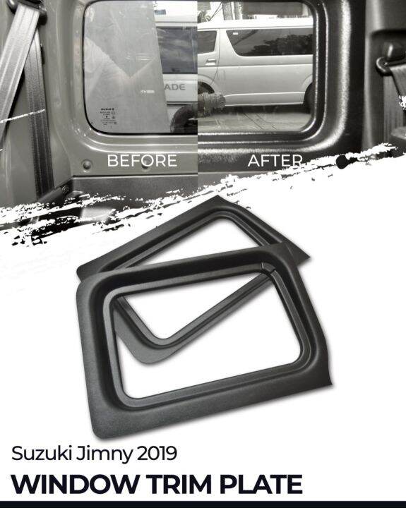 Suzuki Jimny 2019 to 2024 Window trim 1 set 2 pcs Left and Right window ...