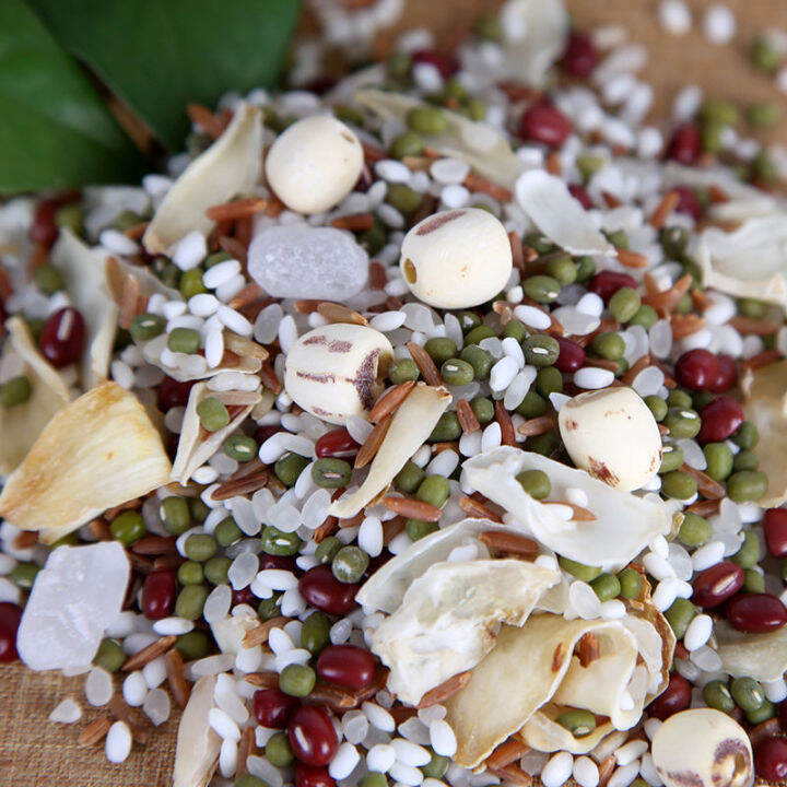 Eight-treasure porridge, mung bean, lotus seed, lily porridge, fire ...