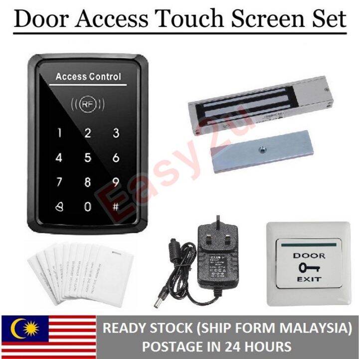 TOUCH SCREEN DOOR ACCESS SYSTEM SET | Lazada