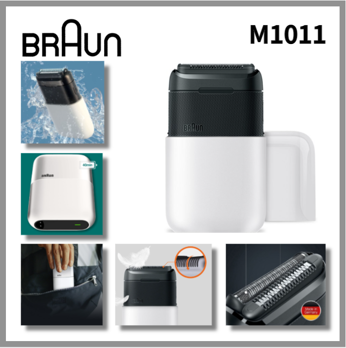 Braun M1011 Portable Electric Shaver Series X 2.0 Trimmer Razor ...