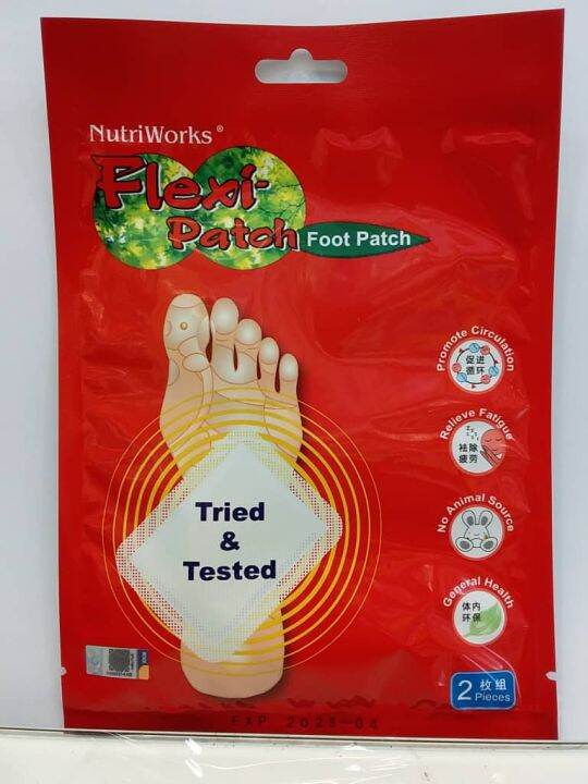 Nutriworks flexi patch 2's (Foot patch) | Lazada